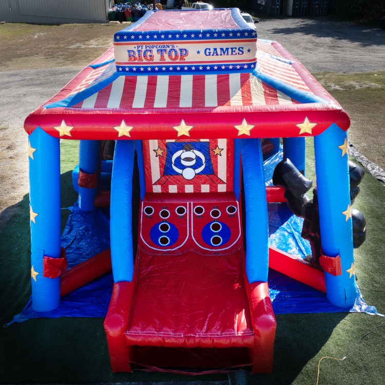 Mega Carnival Inflatable – 6-in-1 Game Unit - Tropical Thrills ...